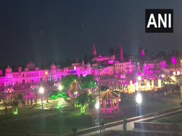 Ayodhya lights up with earthen lamps ahead of Ram Temple's foundation ...