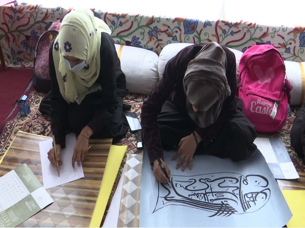 Girls take keen interest in calligraphy workshop organized by J-K ...