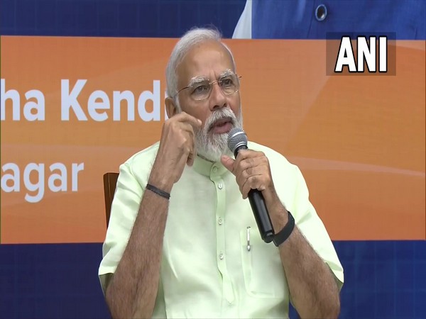 PM Modi shares glimpses of visit to Vidya Samiksha Kendra in Gandhinagar