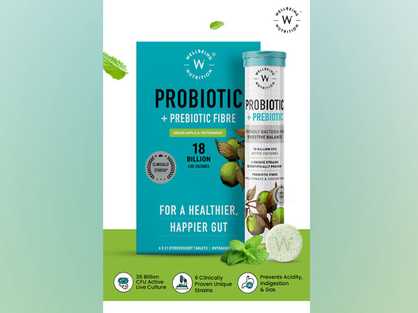 Wellbeing Nutrition launches plant-based 'Probiotic + Prebiotic' tablets