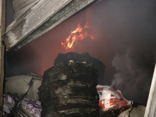 Fire breaks out at cardboard factory in Delhi's Nangloi