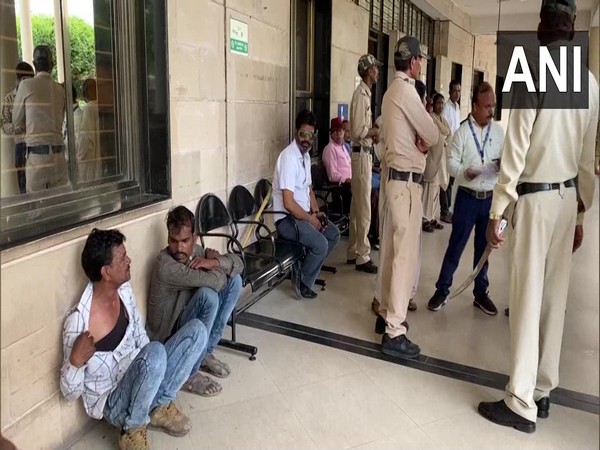 Two drunk men barge into Indore district collector's office with swords