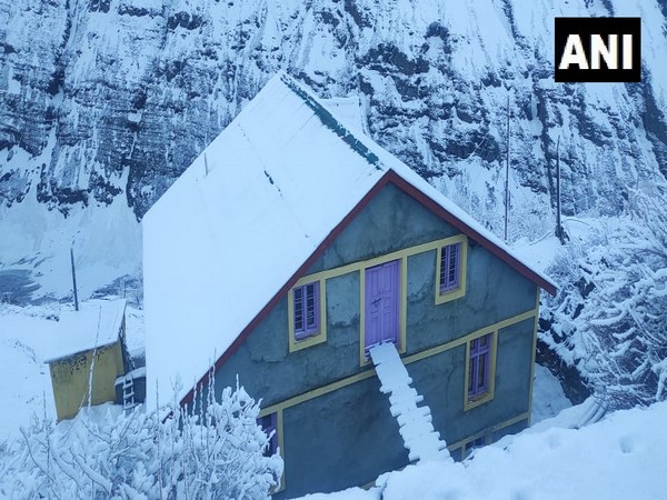 Jubling village in Lahaul-Spiti receives fresh snowfall