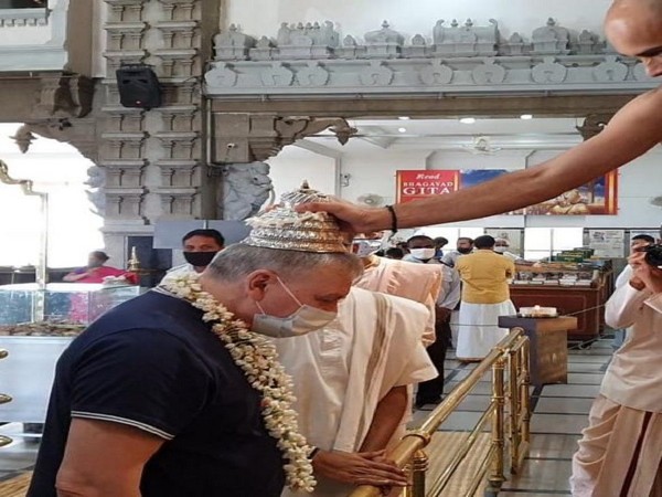 Ukraine defence minister visits ISKCON temple in Bengaluru