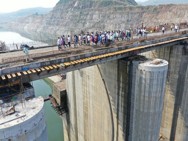Polavaram project: Godavari water released to delta through spillway
