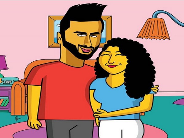 Arjun Kapoor, Anshula Kapoor turn into 'The Simpsons'
