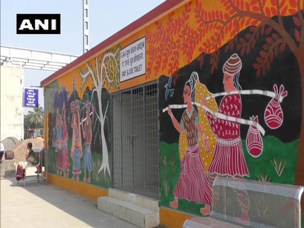 Surat's Kosamba station adorned with Madhubani painting