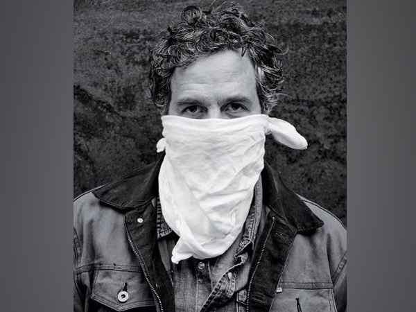 Mark Ruffalo shares picture covering face with handkerchief to raise ...