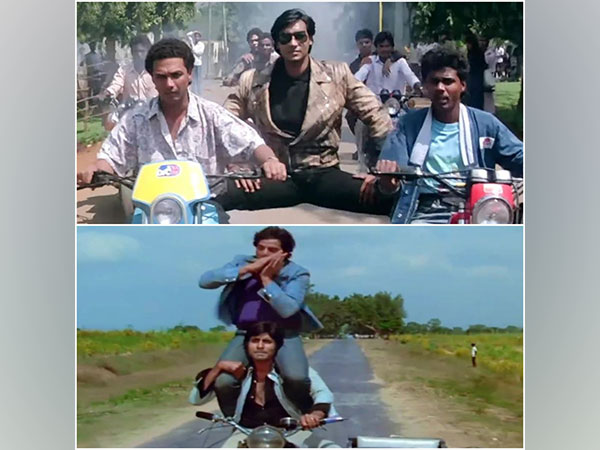 Amitabh Bachchan, Ajay Devgn revisit hilarious motorcycle moments from ...