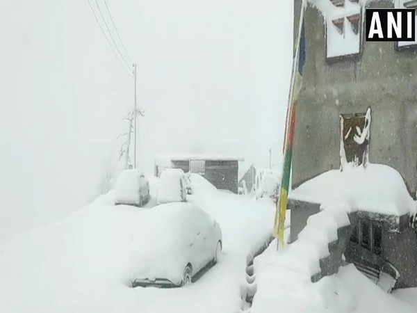 Himachal Pradesh: Jubling village of Lahaul-Spiti district covered in a blanket of snow