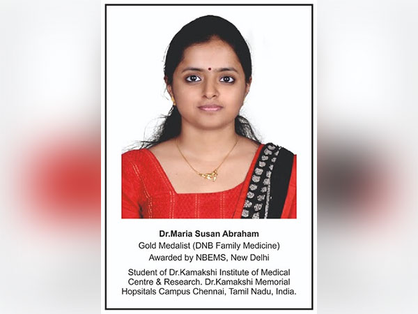 Tamil Nadu student of DNB Family Medicine declared Gold Medalist by ...