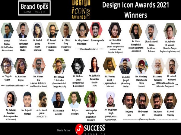 Brand Opus India honours the Winners of Design Icon Awards - 2021