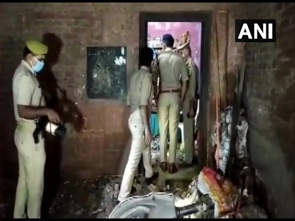 Chaos ensued in UP's Kanpur after a country-bomb exploded in Bagahi area